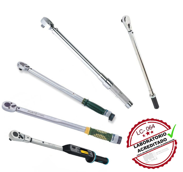 Calibración Llaves de Torque 80 a 1200 Nm - Laboratorio de Calibraciones